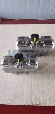 China Double Acting Stainless Steel Pneumatic Actuator SS304 SS316 90 Degree Rack and Pinion for sale
