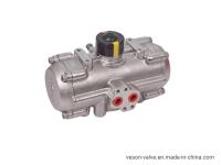 China Stainless Steel Corrosion Resistant Pneumatic Actuator Hard Anodized Aluminum Rack Pinion 30um for sale