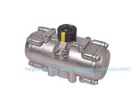 China Stainless Steel Pneumatic Actuator Double Acting Cylinder Hard Anodized Aluminum 30um for sale