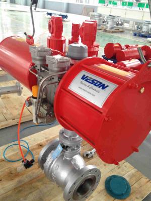 China Red Heavy Duty Emergency Shutdown Valve - Pneumatic Flow Control 6-36