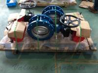 China Quarter Turn Butterfly Emergency Shutdown Valve 6-36 Inch ANSI Class 150-2500 Pneumatic Actuator for sale