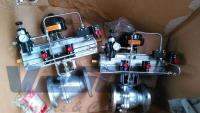 China Quarter Turn 3-Position Pneumatic Actuator 90° Rotation with Adjustable Intermediate Stop for Automated Systems for sale