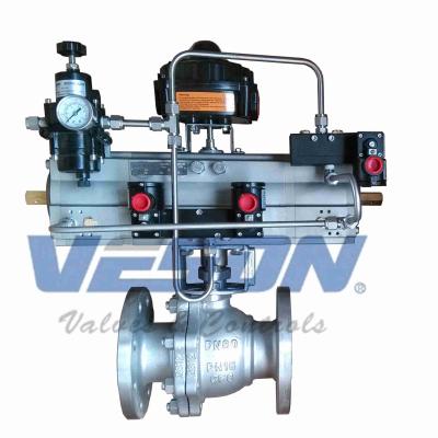 China 180° Pneumatic Actuator Double Acting Valve Solution - 162Nm Torque, 2-8MPa Pressure Range for sale