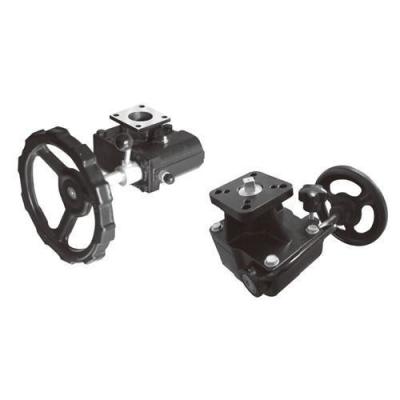China Veson Declutchable Manual Override Gearbox 300Nm to 3200Nm ISO Actuator Valve Mounting for sale