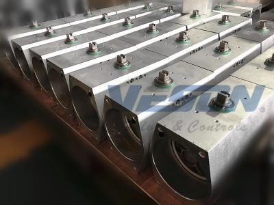 China Pneumatic Rack and Pinion Actuator 2-8bar 0-90 Degree Marine Hard Anodizing SS304 for sale