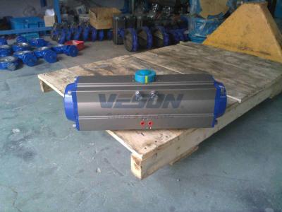China VS-125DA Double Acting Pneumatic Rack and Pinion Actuator 180° Rotation 0.25-0.8 MPa Air Pressure for sale