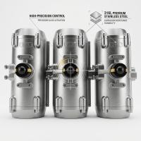 China Double Acting 3 Position Pneumatic Rotary Actuator Hard Anodized Aluminum for Ball Butterfly Valve Control for sale