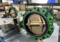 China 12 Inch ANSI 150lb Lug Butterfly Valve Precision Configured with NBR Seat  Remote Valve Operation for sale