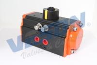 China VS Series Pneumatic Quarter-Turn Actuator with Spring Return - 9NM to 4620Nm Torque Range, ±5° Adjustment for sale
