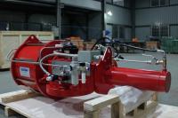 China Spring Return Scotch Yoke Pneumatic Actuator Nodular Cast Iron 3-6 BAR ISO9001:2015 CE Certified for sale