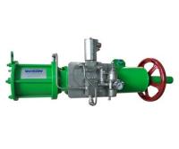 China Quarter Turn Single Acting Scotch Yoke Pneumatic Actuator - Nodular Cast Iron CE Certified for Power Plants for sale