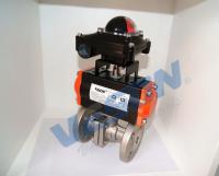 China Water Media Pneumatic On/Off Valve with Limit Switch - DN25 to DN500, 1.6MPa Pressure, 1 Million Cycle Lifespan for sale