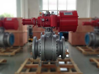 China Trunnion Mounted Motorized Valve Actuator - Scotch Yoke Pneumatic Type with 3-6BAR Operating Pressure Range for sale