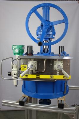 China Pneumatic Cylinder Linear Valve Actuator with Carbon Steel Construction for Petrol Equipment - 70 Durometer Nitrile Seals for sale