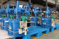 China Linear Pneumatic Valve Actuator for Rising Stem Valves 1/2 to 8 Inch ANSI 150 600 for sale