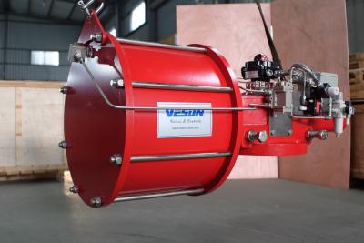 China Scotch Yoke Pneumatic Actuator Cast Iron 3-6 BAR Torque Range with Compact Design for Quarter-Turn Valves for sale