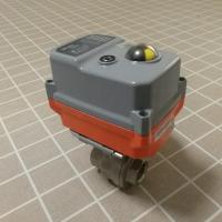 China 3-Piece Electric Actuated Ball Valve Set 1/2