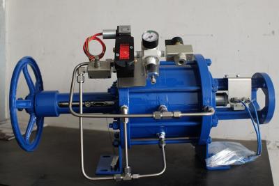 China Single Acting Pneumatic Linear Actuator for Gate Valves - Carbon Steel Construction with Multiple Cylinder Options for sale