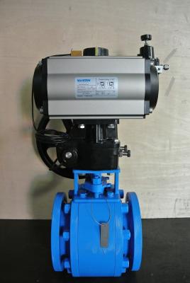 China PN10 Ceramic Ball Valve DN25 Pneumatic Control with 1/2