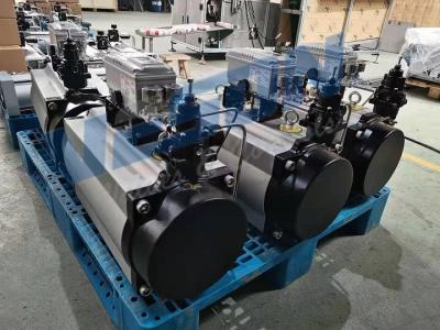 China 9NM Pneumatic Quarter Turn Rotary Actuator Rack and Pinion for Valve Automation for sale