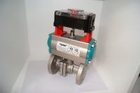 China Flanged API 6D Blowout Proof Pneumatic Ball Valve 1-20 Inch with 1.6MPa Pressure Rating for sale