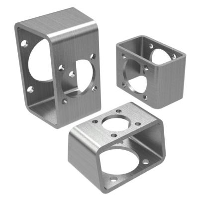 China SS304 Interface Bracket for Actuator Mounting ISO5211 F03-F25 Size Range for PISTER Ball Valves for sale