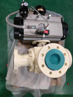 China Pneumatic Three-Way T-Type Ball Valve 4