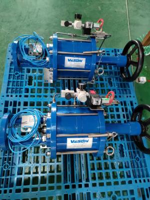 China ISO Linear Pneumatic Actuator Handwheel Gate Valve - Carbon Steel Material, Multiple Cylinder Options for sale