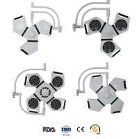 China Double Dome LED Operating Room Lights Medical Lamp With Rotatable Spring Arm for sale