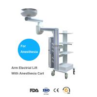 China Double Revolving Electrial Arm Medical Gas Pendant with Trolley For Anesthesia for sale