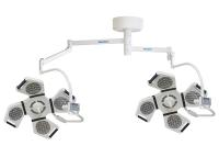 China Double Arm LED Operating Theatre Lamp Shadowless Hospital Equipment 160000Lux for sale