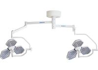 China Double Dome LED Surgical Operating Light With 6 Joints Arm Group Ceiling Type 120 W for sale