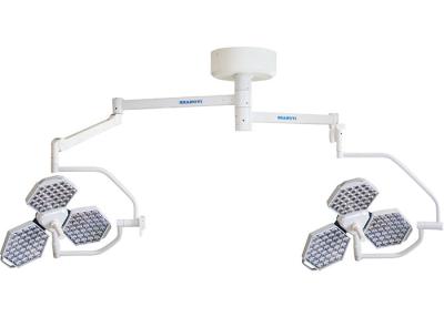 China Double Dome LED Surgical Operating Light With 6 Joints Arm Group Ceiling Type 120 W for sale