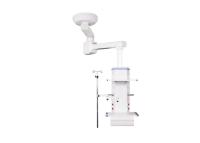 China ICU Room Medical Gas Pendant / OT Pendant Single Arm With Friction Brake Pneumatic Brake for sale