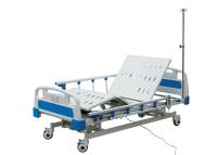 China Three Function Electric Hospital Patient Bed With Aluminium Side Rail / Adjustable Height for sale