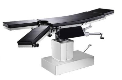 China Hydraulic Stainless Steel Surgical Operation Table For Patient With Memory Foam for sale
