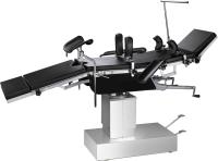 China Hydraulic Stainless Steel Surgical Operation Table For Patient With Memory Foam for sale