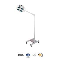China Mobile Halogen 4 Holes Medical Examination Lamp with Cold Light Source FDA Approved for sale