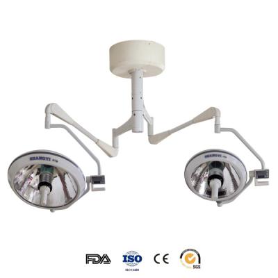 China Medical Exam Lamps Ceiling Mount Operating Light With 2 Halogen Bulbs 150000 Lux for sale