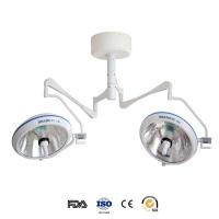 China Dual Dome Shadowless Operation Lamp with Halogen Bulbs 150W Ceiling Mounted for sale