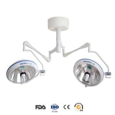China Dual Dome Shadowless Operation Lamp with Halogen Bulbs 150W Ceiling Mounted for sale