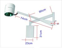 China Alluminum Alloy Ceiling Mounted Examination Light For ENT Obstetrics Use Single Dome for sale