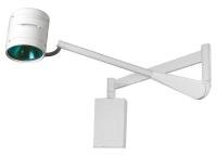 China Wall Mounted Medical Exam Light With Halogen Bulb Cold Light Source For Clinics for sale