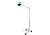 China Mobile Standing Medical Exam Lamps , Gooseneck Operating Room Lights With Battery for sale