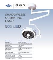 China Ceiling Mounted Single Dome LED Surgical Lights Aluminum Alloy for sale