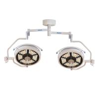 China Double Arm 500500 LED Ceiling Mounted Surgical Light 120000Lux For Clinics for sale
