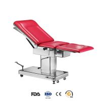 China Electrical Hydraulic Examination Bed / Alluminium Alloy Adjustable Hospital Beds for sale