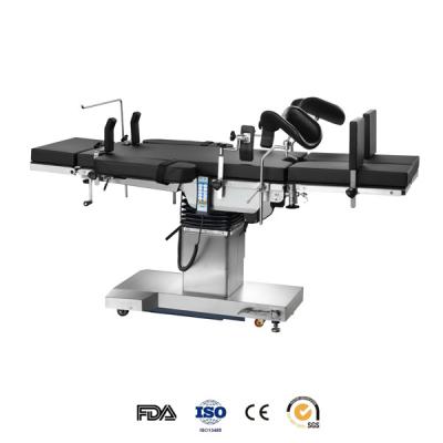 China 120mm Kidney 300 mm Elevation Bridge Back Memory Double Control Operating Table For Surgery for sale