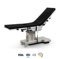 China German System Black Medical Examination Bed With Foot Control 350mm Sliding Distance for sale