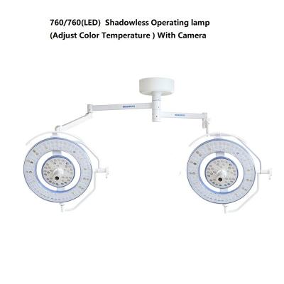 China Adjustable Color Led Operating Room Lights 160000 Lux Shadowless With Camera for sale